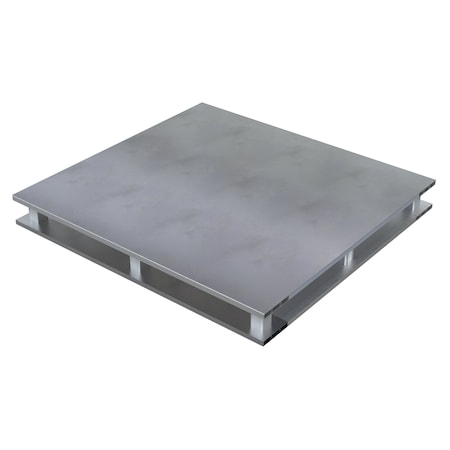 Vestil Aluminum Half Pallet, 24 in L, 24 in W, 5.0625 H AP-ST-2424-4W ...