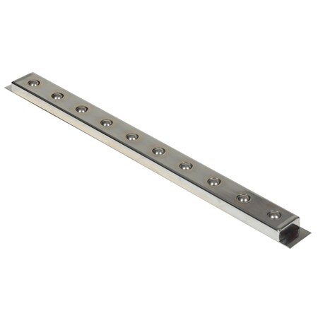 Vestil Chrome Ball Transfer Strip 30 x 2-3/4" BALL-S30 | Zoro