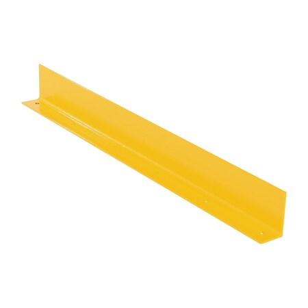 Vestil FLOOR SAFETY CURB 1/4" THICK 48" LONG YELLOW FSC-14-48-YL | Zoro