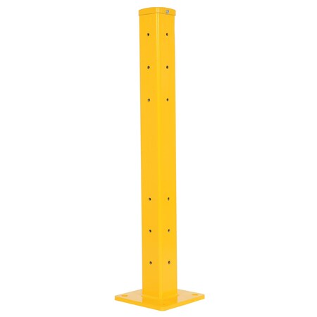 Vestil Rigid Tube Post 43.125 In Bolt-On Style-Yellow GR-F3R-BO-TP42-YL ...