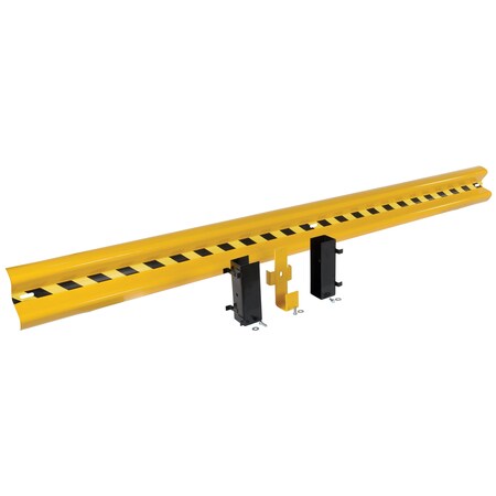 Vestil Guard Rail System - Drop In Rail Yellow GR-H2R-DI-12-YL | Zoro