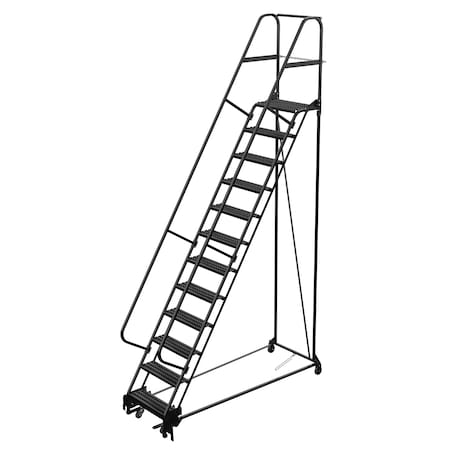 Vestil 156 H Steel PW Ladder, Grip Strut Esd, 12 Step, 12 Steps LAD-PW ...