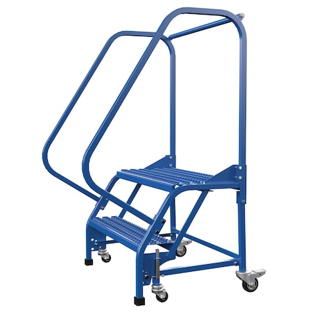 Vestil 50 H Steel PW Ladder, Grip Strut, 2 Step, 2 Steps LAD-PW-32-2-G ...