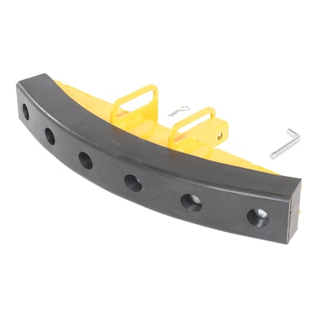 Vestil RUBBER PUSH BUMPER ATTACH TO 2" RECEIVER RPB-2 | Zoro