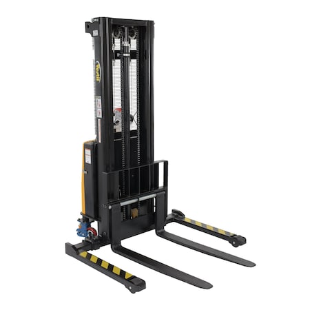 Vestil ADJ STACKER W/PWR LIFT 137IN POWER TRACTION DRIVE SL-137-AA-PTDS ...