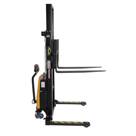 Vestil ADJ STACKER W/PWR LIFT 137IN POWER TRACTION DRIVE SL-137-AA-PTDS ...