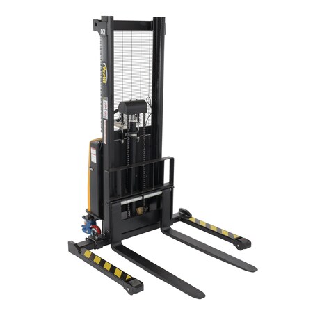 Vestil ADJ STACKER W/PWR LIFT 63IN POWER TRACTION DRIVE SL-63-AA-PTDS ...