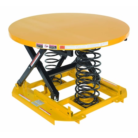 Vestil SPRING SCISSOR TABLE SOLID STEEL TOP 4,500 SST-45-ST | Zoro