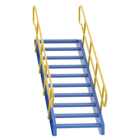 Vestil Modular Stair Top Step 72" STAIR-72 | Zoro