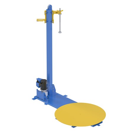 Vestil Semi-Stretch Wrap Machine 48" D, 48 W x 89.8125 L, Yellow (Deck ...