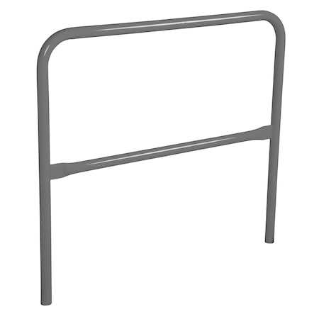 Vestil STEEL PIPE SAFETY RAILING 48 IN LENGTH GRAY VDKR-4-GYSG | Zoro