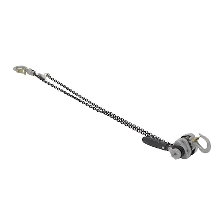 Vestil Lever Lift Hoist, 500 lb. Cap., 5 ft. Lift, 500 lbs Load ...