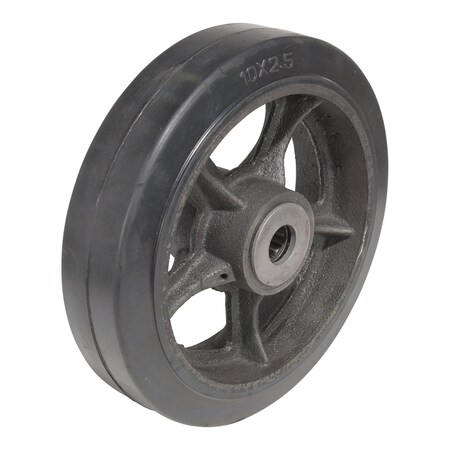 Vestil Mold on Rubber Wheel 10x2 WHL-VE-10X2MR | Zoro