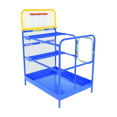 Vestil WORK PLATFORM 36X48 WITH 2 SHELVES WP-3648-2SF | Zoro