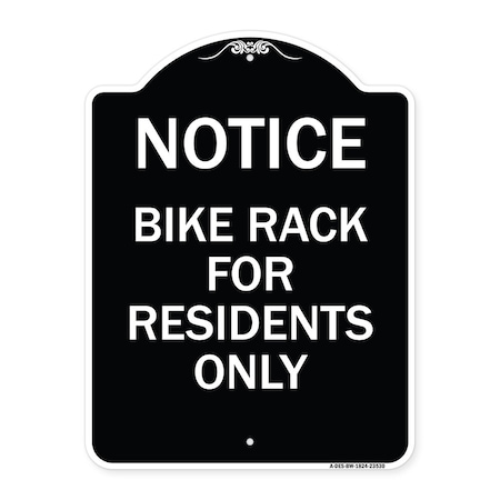 Signmission Bike Rack for Residents Heavy-Gauge Aluminum Architectural ...