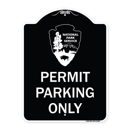Signmission National Park Service Permit Parking Heavy-Gauge Aluminum ...