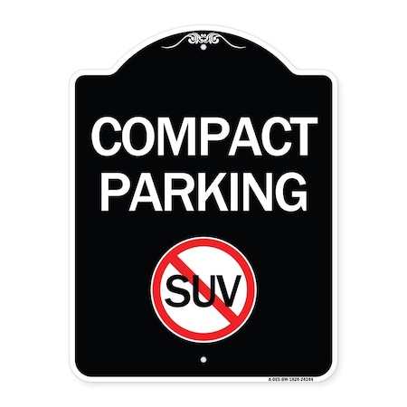 Signmission Compact Parking With No SUV Symbol Heavy-Gauge Aluminum ...