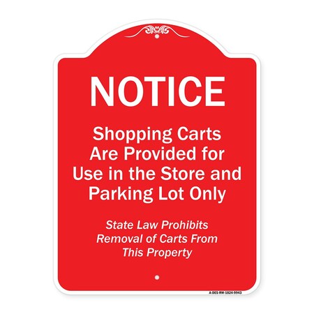Signmission Shopping Carts Are Provided For Use In Store And Parking ...