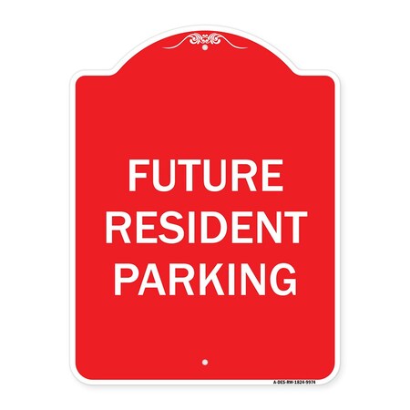 Signmission Future Resident Parking Heavy-Gauge Aluminum Architectural ...