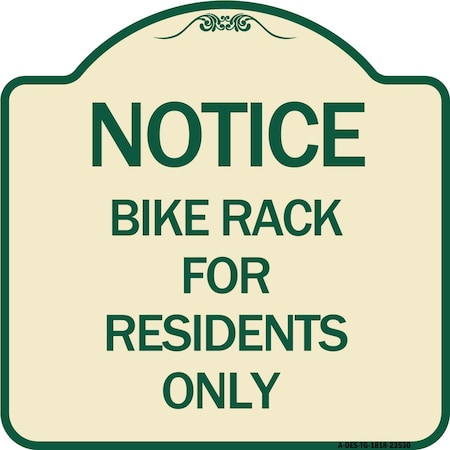 Signmission Bike Rack for Residents Heavy-Gauge Aluminum Architectural ...