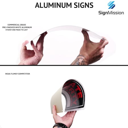 Signmission Safety Sign, OSHA Notice, 10" Height, Aluminum, Diving ...