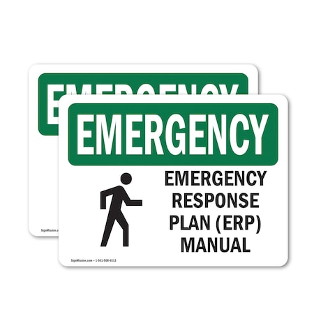 Signmission Response Plan (ERP) Manual With Symbol, 24 in W x Rectangle ...