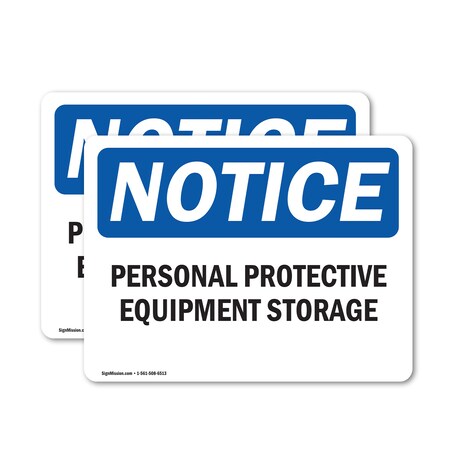 Signmission Personal Protective Equipment Storage OSHA Notice Sign ...