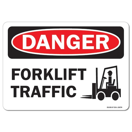 Signmission Safety Sign, OSHA Danger, 7" Height, Rigid Plastic ...