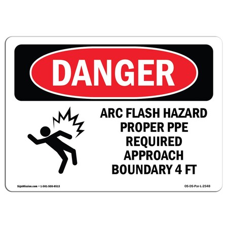 Signmission Safety Sign, OSHA Danger, 18" Height, 24" Width, Aluminum ...
