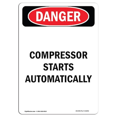 Signmission Safety Sign, OSHA Danger, 24" Height, Aluminum, Portrait ...