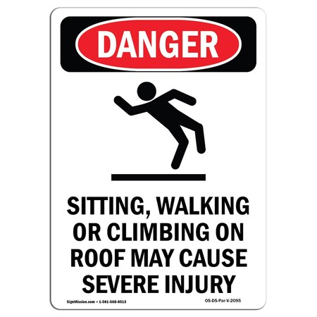 Signmission Safety Sign, OSHA Danger, 10" Height, Rigid Plastic ...