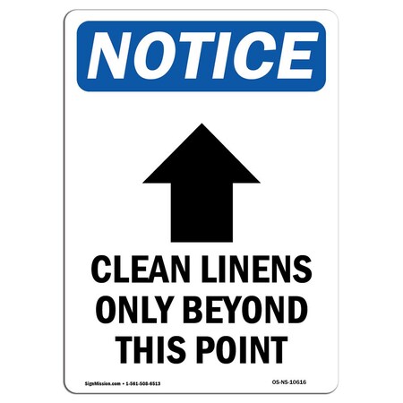 Signmission Safety Sign, OSHA Notice, 18" Height, Aluminum, Clean ...