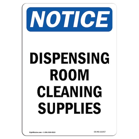 Signmission Safety Sign, OSHA , 10" Height, Rigid Plastic, Dispensing ...