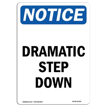 Signmission Safety Sign, OSHA Notice, 18" Height, Rigid Plastic ...