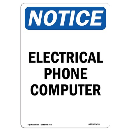 Signmission Safety Sign, OSHA Notice, 10" Height, Rigid Plastic ...