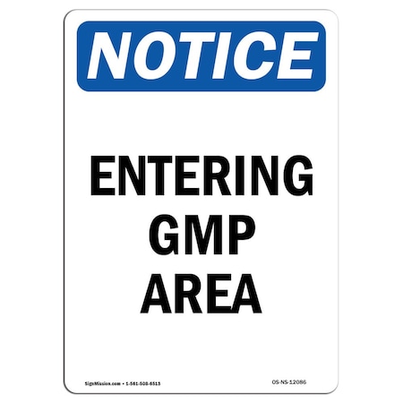 Signmission Safety Sign, OSHA Notice, 18" Height, Rigid Plastic ...