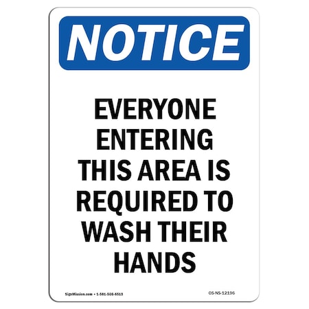 Signmission Safety Sign, OSHA Notice, 24" Height, Rigid Plastic ...