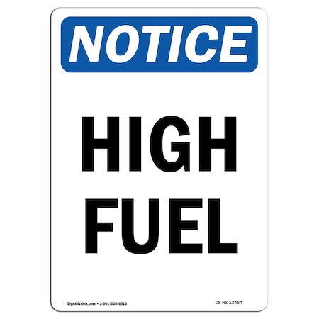Signmission OSHA Notice, 10" Height, Peel And Stick Wall Graphic, 10" x ...