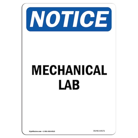 Signmission Safety Sign, OSHA Notice, 10" Height, Rigid Plastic ...