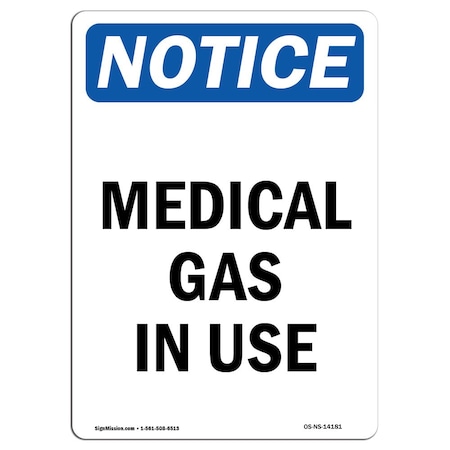 Signmission Safety Sign, OSHA Notice, 10" Height, Rigid Plastic ...
