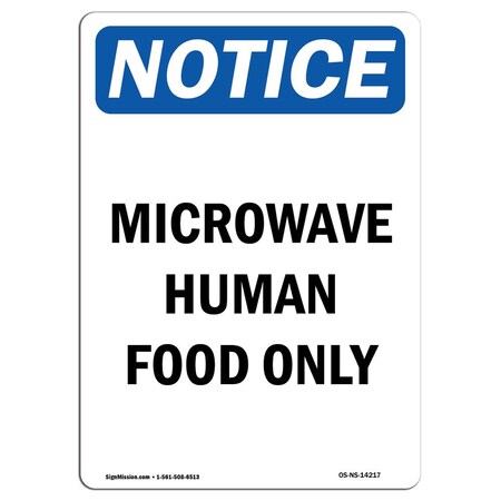 Signmission Safety Sign, OSHA Notice, 10" Height, Rigid Plastic ...