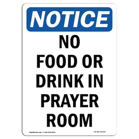 Signmission Safety Sign, OSHA Notice, 10" Height, Rigid Plastic, No ...