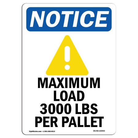 Signmission Safety Sign, OSHA Notice, 10" Height, Aluminum, NOTICE ...