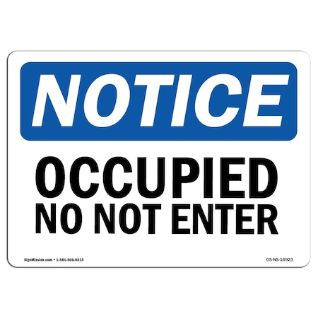 Signmission Safety Sign, OSHA Notice, 10" Height, 14" Width, Aluminum ...
