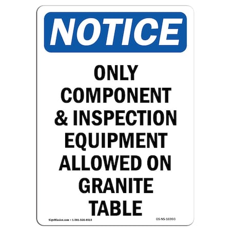 Signmission Safety Sign, OSHA Notice, 24" Height, Only Component And ...