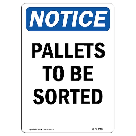 Signmission Safety Sign, OSHA Notice, 10" Height, Rigid Plastic ...