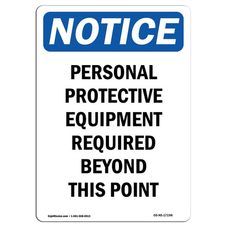 Signmission OSHA, Personal Protective Equipment, 14in X 10in Alum, 10 ...