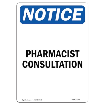 Signmission Safety Sign, OSHA Notice, 18" Height, Rigid Plastic ...