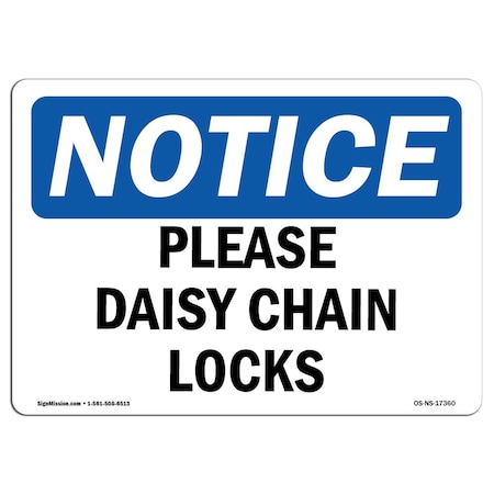 Signmission Safety Sign, OSHA Notice, 10" Height, Aluminum, Please ...