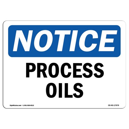 Signmission Safety Sign, OSHA Notice, 12" Height, Rigid Plastic ...